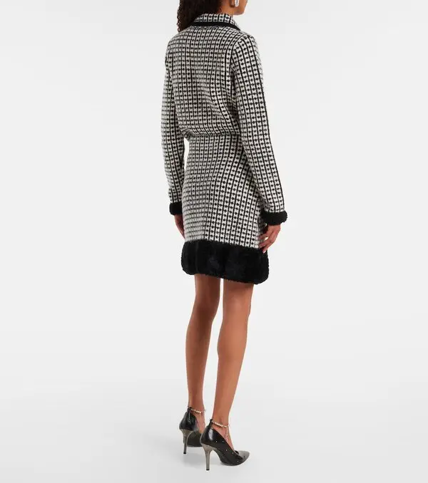 Nina Ricci Tweed-effect Miniskirt