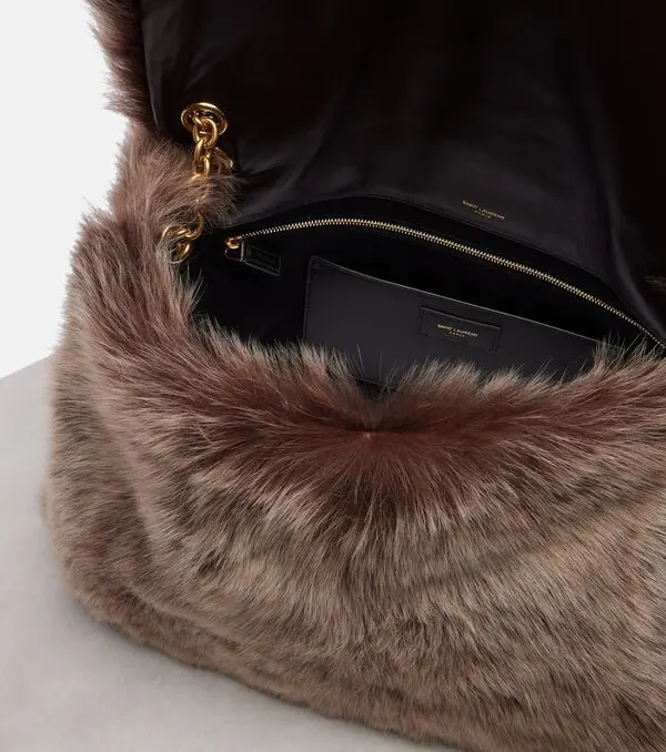 Saint Laurent Jamie 4.3 Large Shearling Shoulder Bag