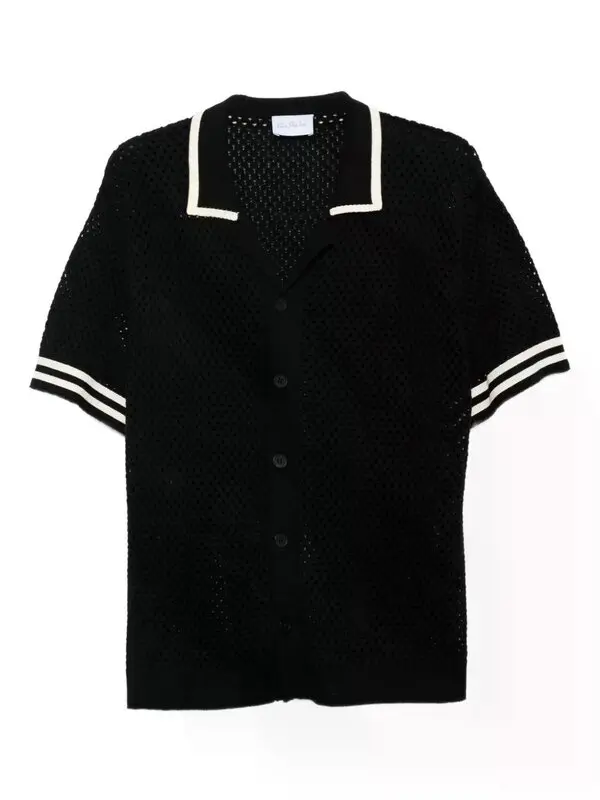 BLUE SKY INN Button-front Knitted Shirt