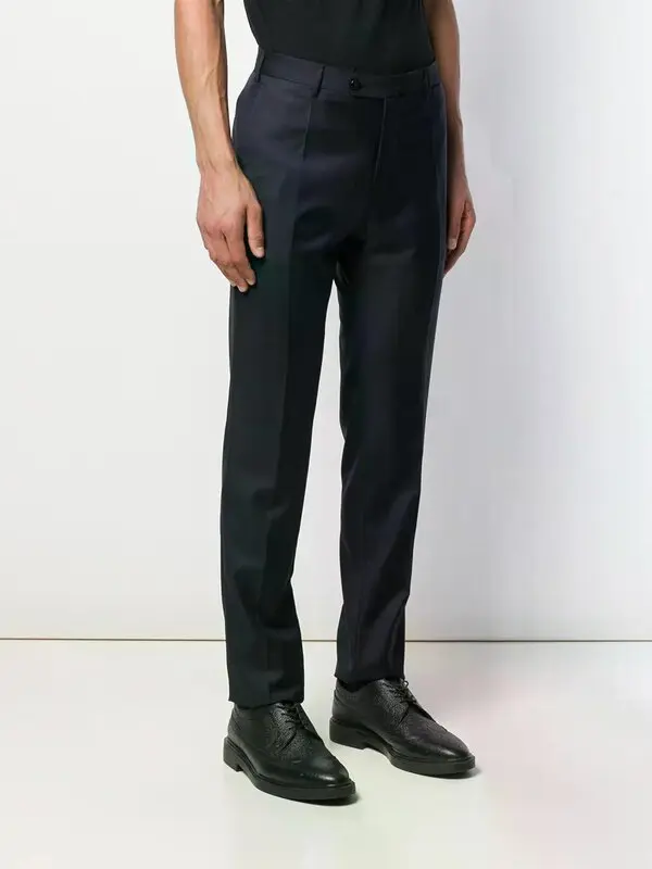 Incotex Straight-leg Tailored Trousers - Blue