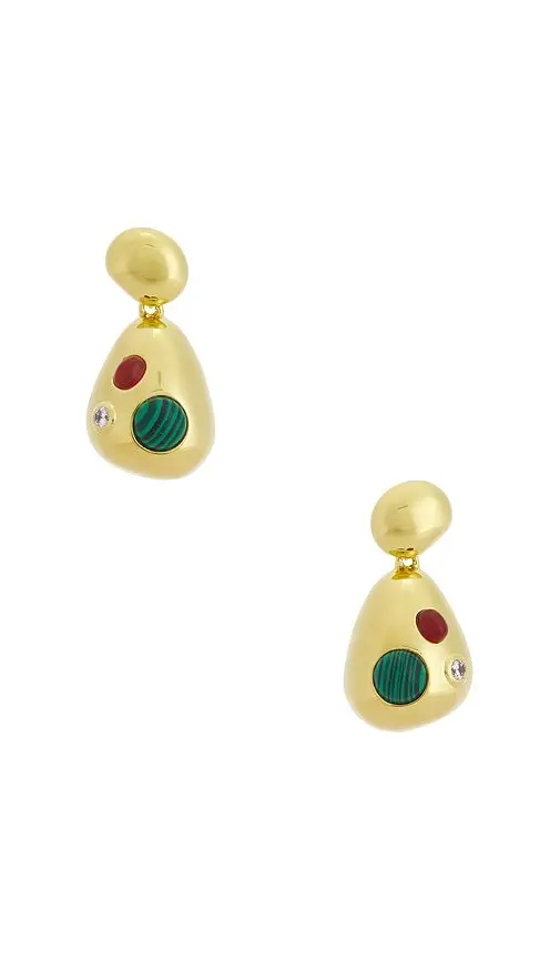 Éliou Analu Earrings - Malachite