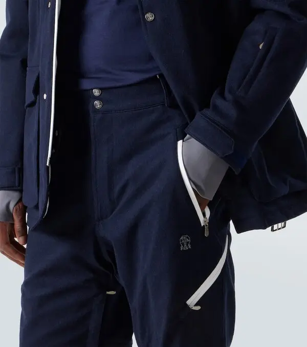Brunello Cucinelli Wool Ski Pants
