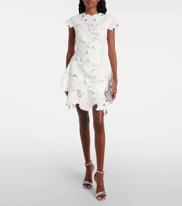 Simkhai Holloway Embroidered Lace Minidress