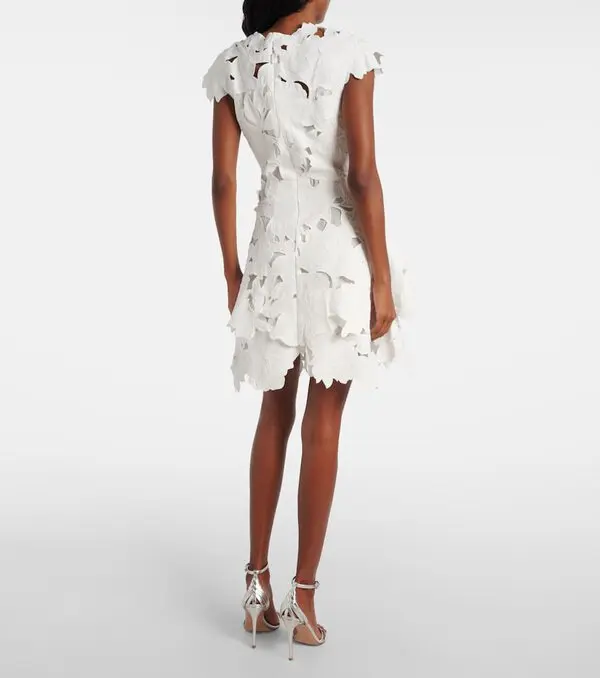 Simkhai Holloway Embroidered Lace Minidress
