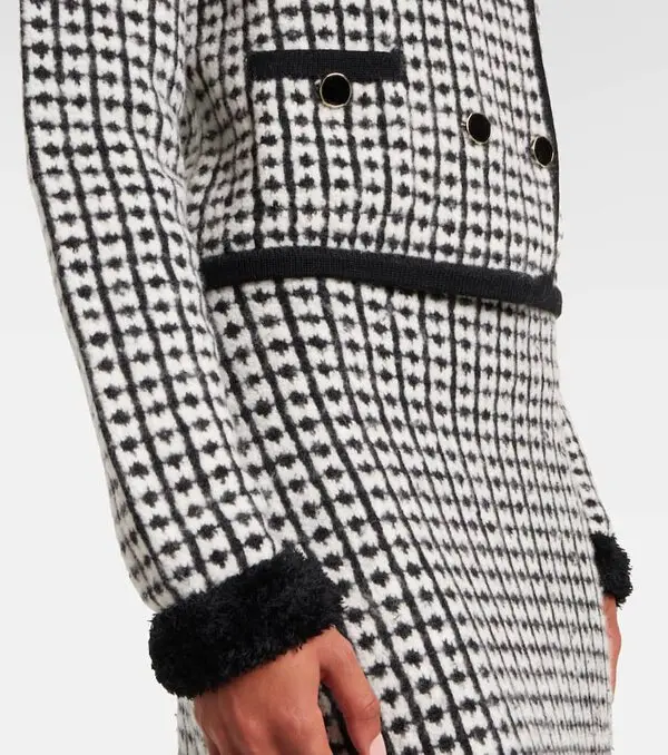Nina Ricci Wool-blend Double-breasted Cardigan