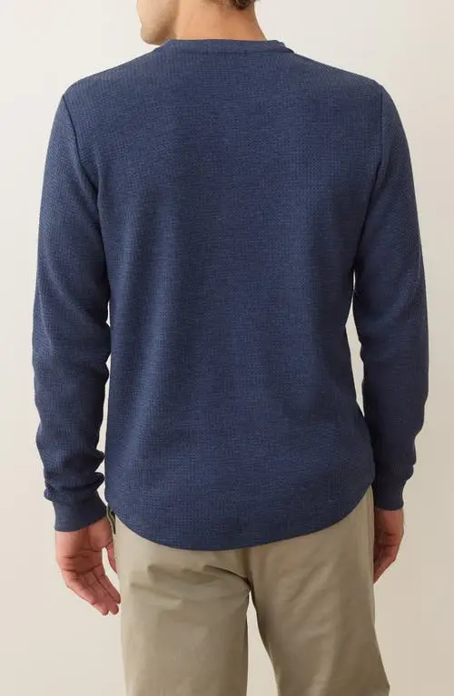 Marine Layer Long Sleeve Waffle Henley