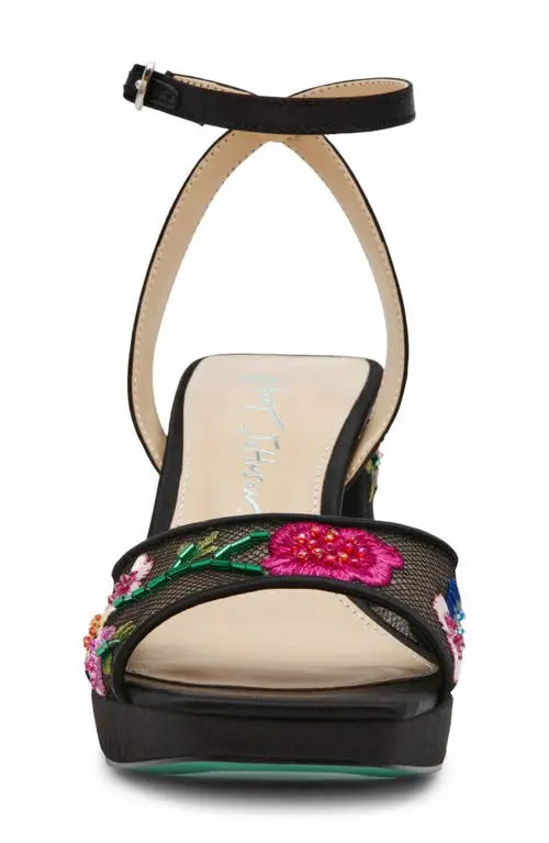 Betsey Johnson Kenni Ankle Strap Platform Sandal