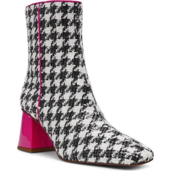 Betsey Johnson Stevie Bootie - Houndstooth