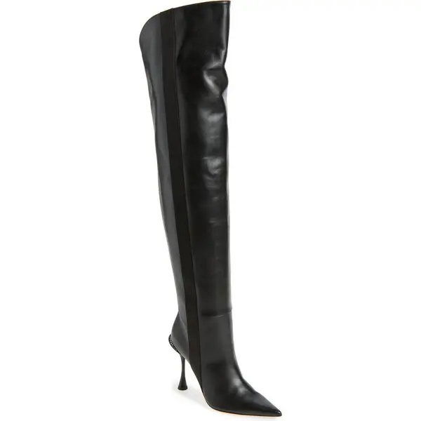 BETZÁBE Bree Pointed Toe Thigh High Boots