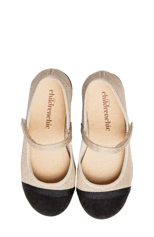 CHILDRENCHIC Emilia Mary Jane Cap Toe Flat