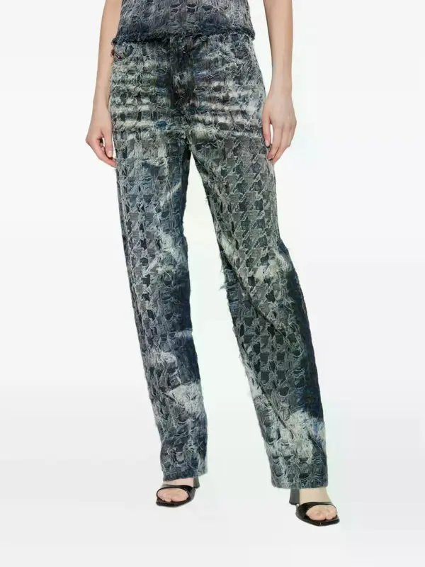 DIESEL® Frayed-effect Jeans