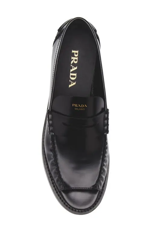Prada Peep-toe Loafer