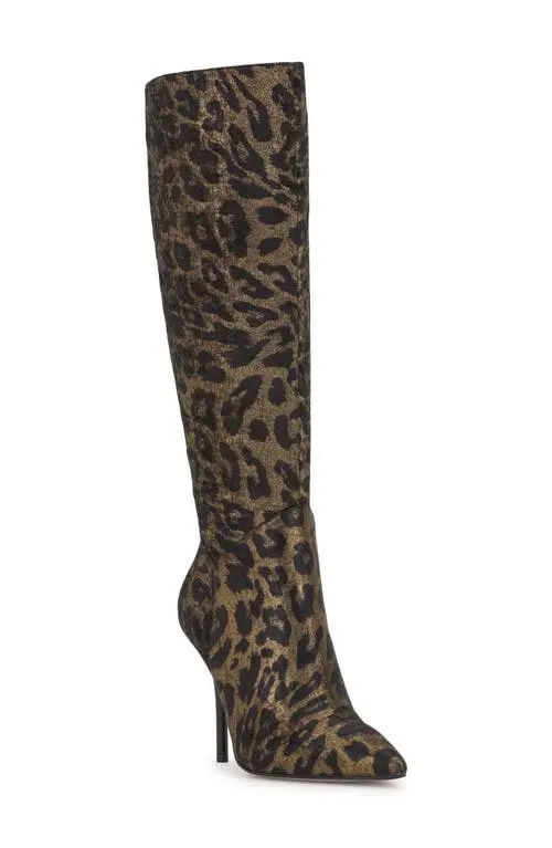 Jessica Simpson Knee High Stiletto Boots - Golden Coppe
