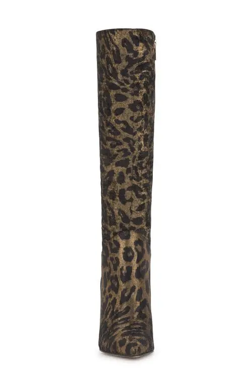 Jessica Simpson Knee High Stiletto Boots - Golden Coppe
