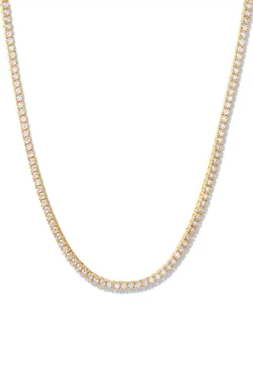 BROOK & YORK Georgina Cubic Zirconia Tennis Necklace - Gold