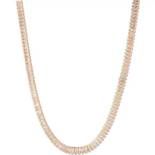 BROOK & YORK Priya Cubic Zirconia Tennis Necklace - Gold