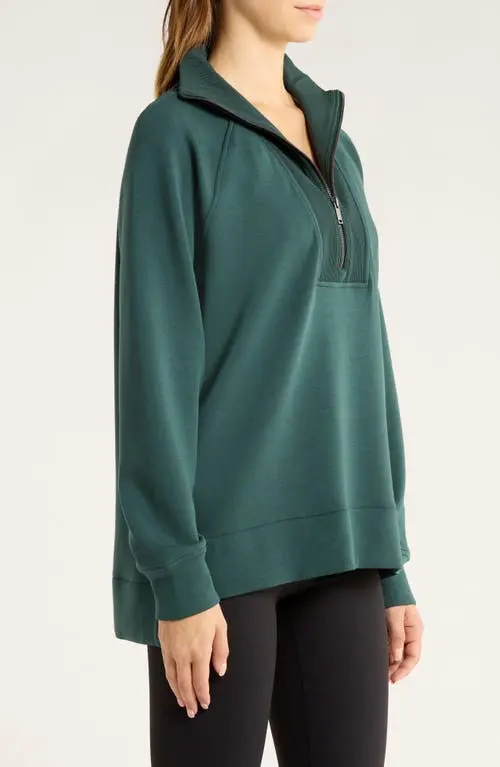 Spanx Airessentials Half Zip Tunic - Meridian