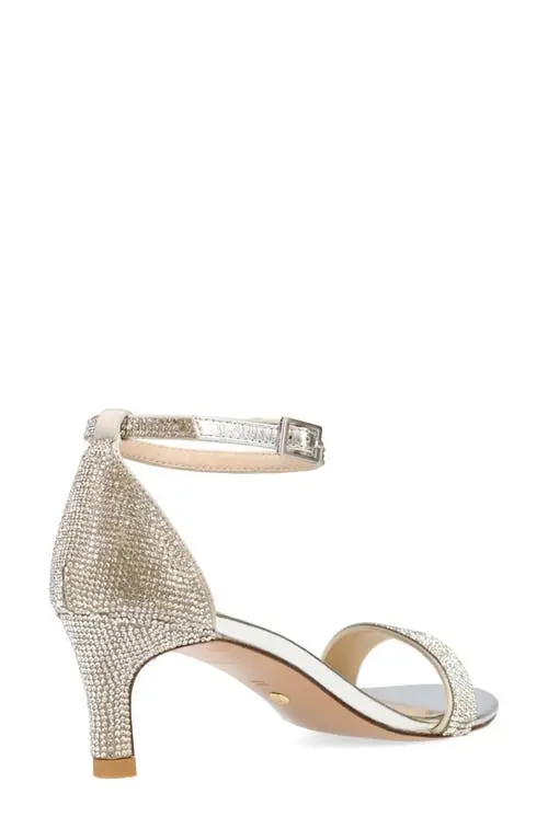 Pelle Moda Uciel Ankle Strap Sandal - Silver