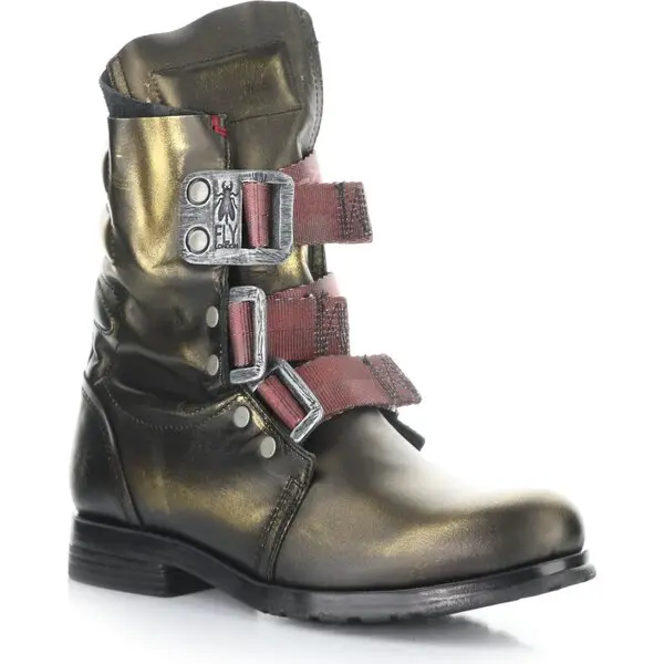 Fly London Stif Military Boot - 029 Gold