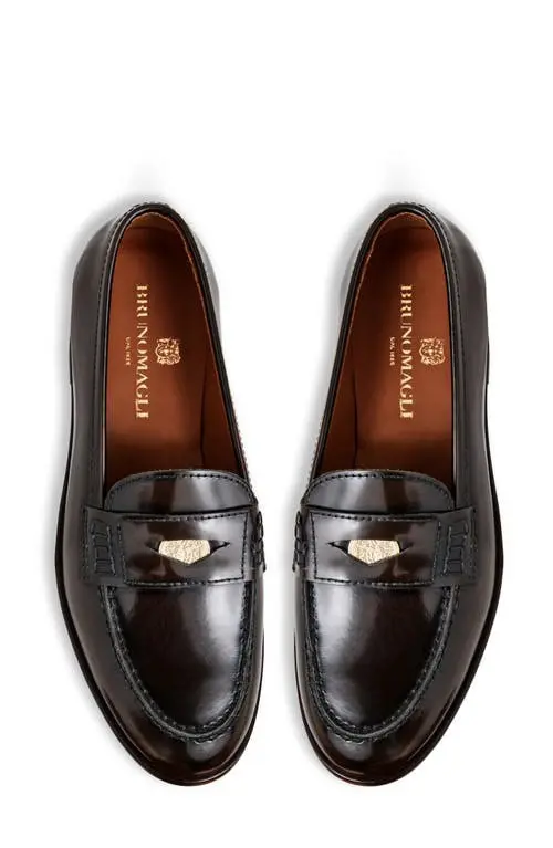 Bruno Magli Lola Penny Loafer - Dark Brown