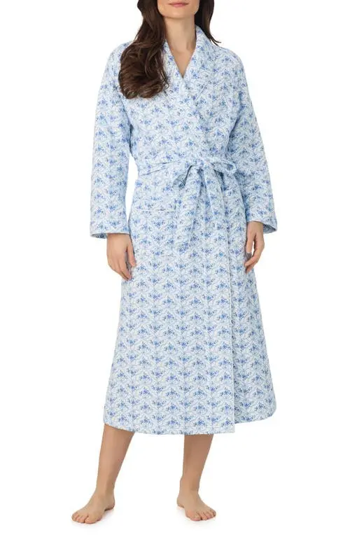 Eileen West Quilted Ballet Robe - Ribbn Print