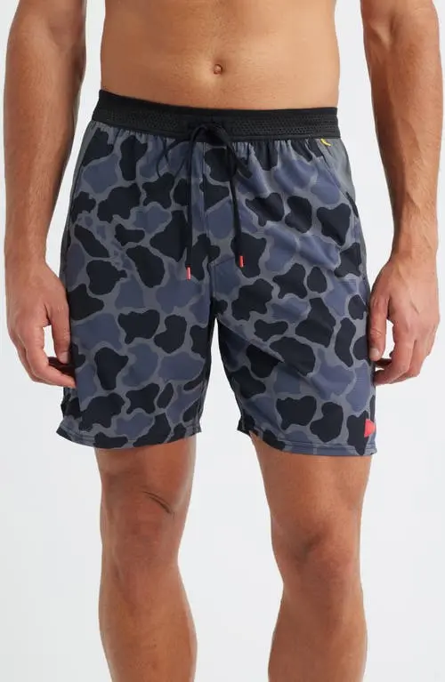 FLORENCE Airtex 2-in-1 Utility Shorts - Black Camo
