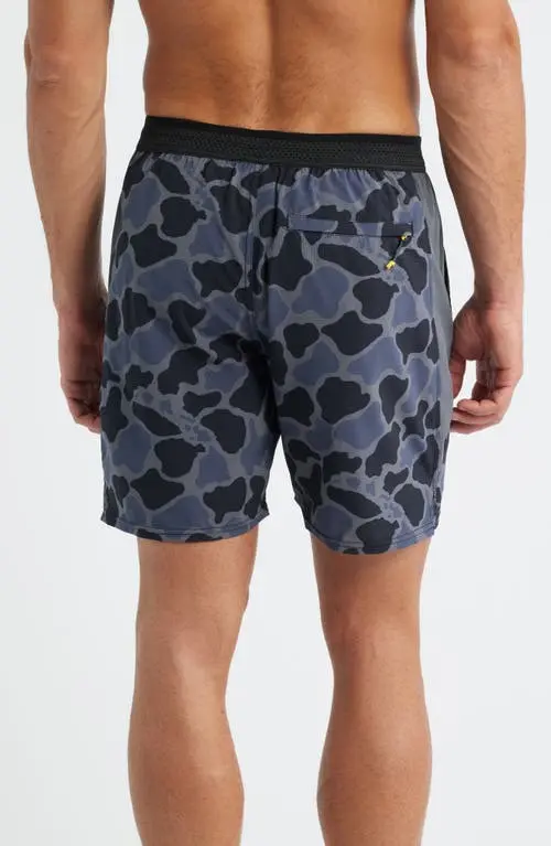 FLORENCE Airtex 2-in-1 Utility Shorts - Black Camo