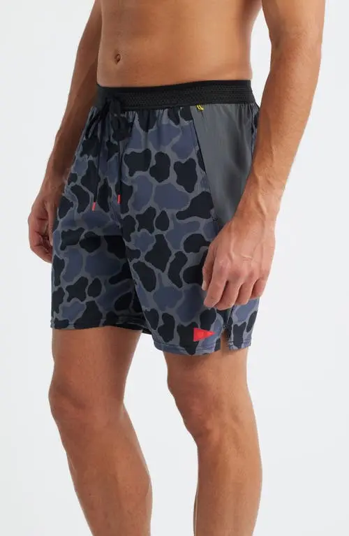 FLORENCE Airtex 2-in-1 Utility Shorts - Black Camo