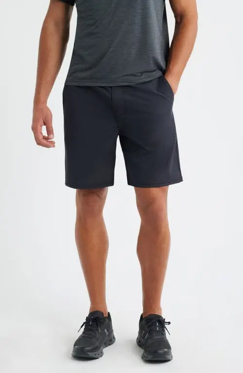 FLORENCE All-purpose Stretch Nylon Hybrid Shorts - Black