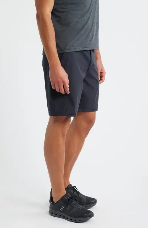 FLORENCE All-purpose Stretch Nylon Hybrid Shorts - Black