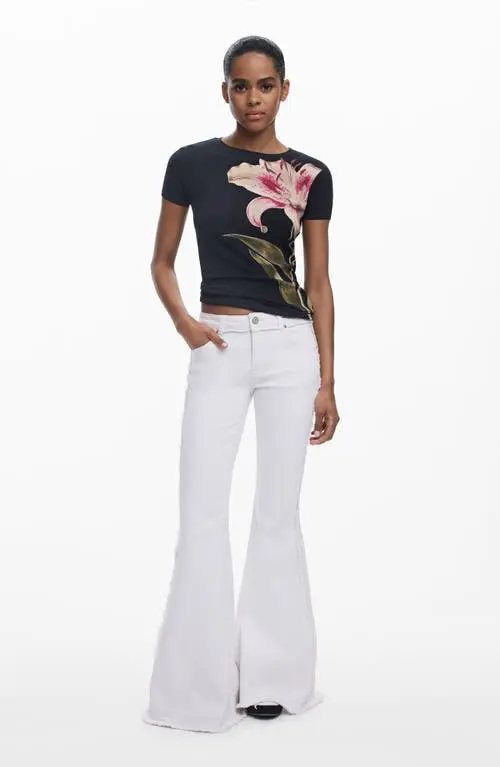 Desigual Flare Leg Jeans