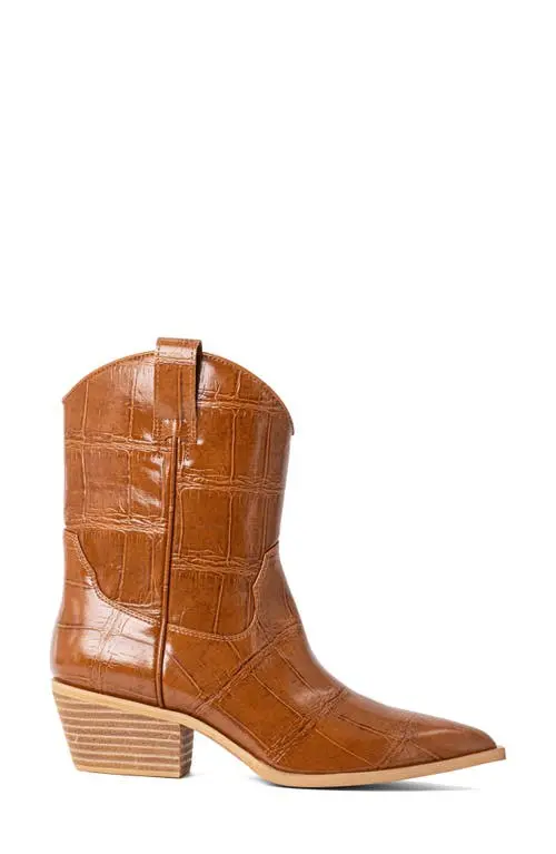 SHU SHOP Zouzou Western Boots - Camel