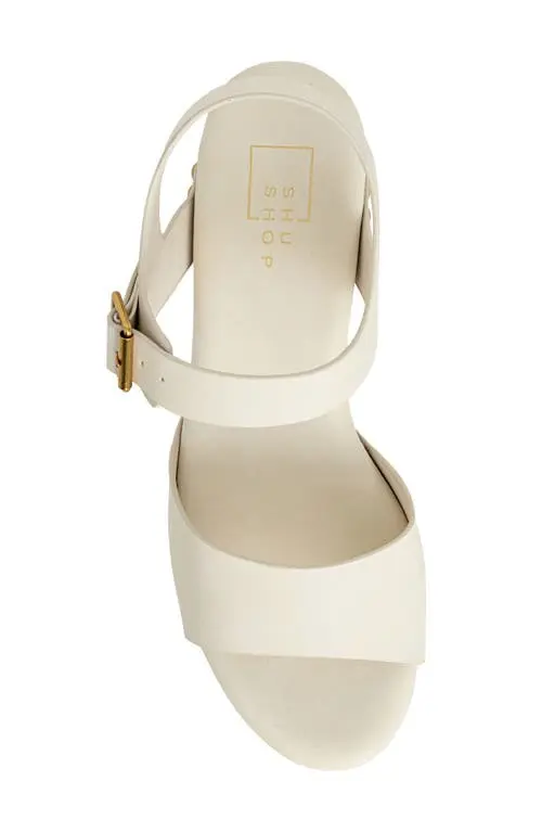 SHU SHOP Gia Platform Sandal - Bone