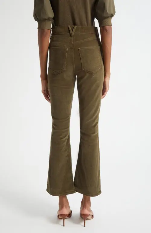 Veronica Beard Carson High-waist Corduroy Flare Leg Pants