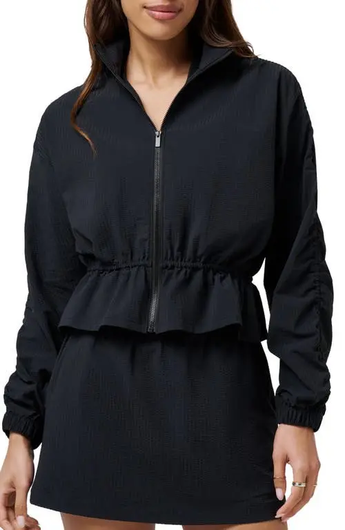 Travis Mathew Breezeblend Peplum Jacket - Black