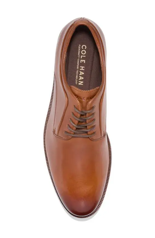 Cole Haan Dean Plain Toe Leather Derby - British Tan Black