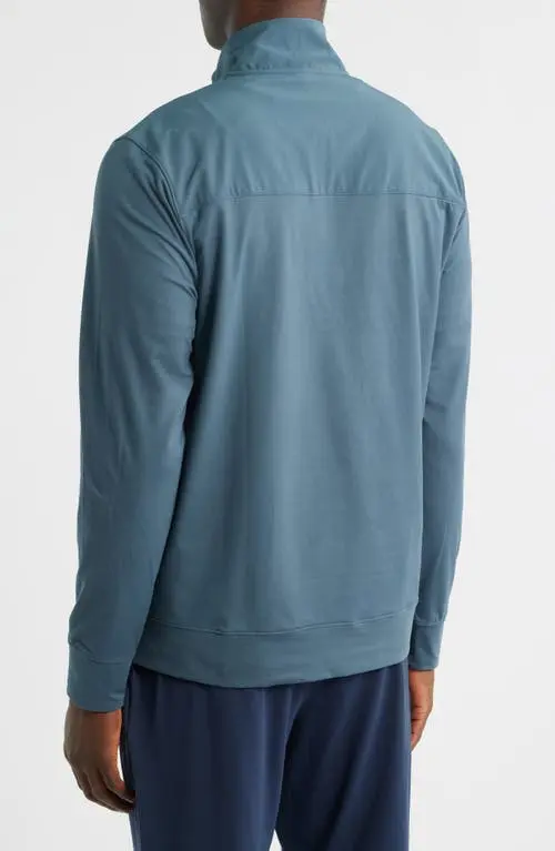 Zella Quarter Zip Pullover - Blue Slate