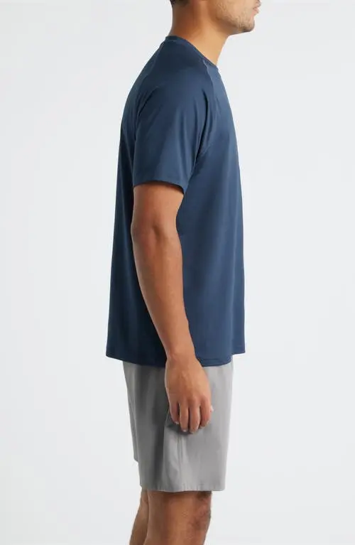 Zella Perforated Training T-shirt - Navy Eclipse