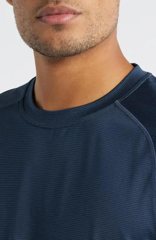 Zella Perforated Training T-shirt - Navy Eclipse