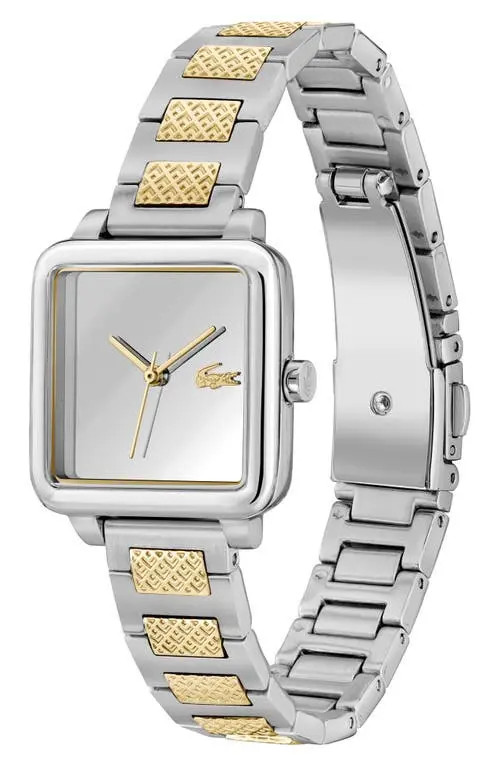 Lacoste Square Bracelet Watch - Two Tone