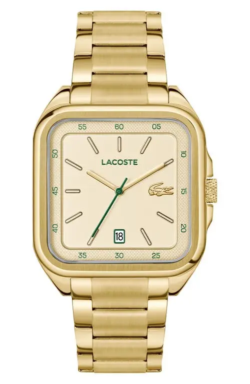 Lacoste L.12.12 Up Bracelet Watch - Gold