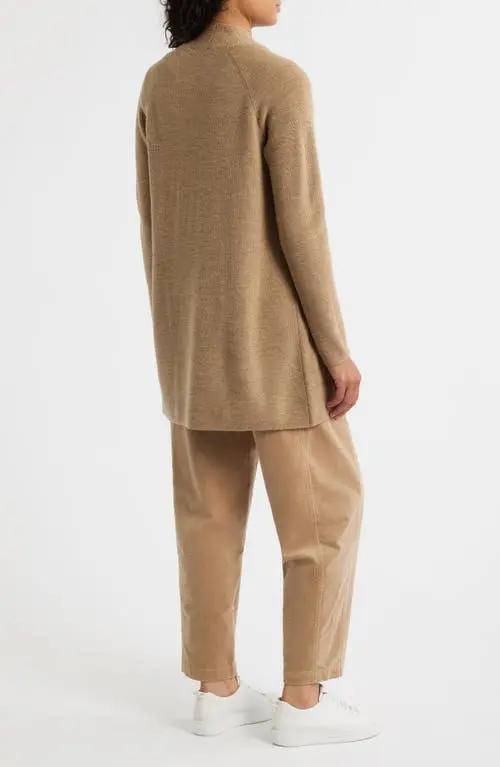 Eileen Fisher Wool Raglan Sleeve Cardigan