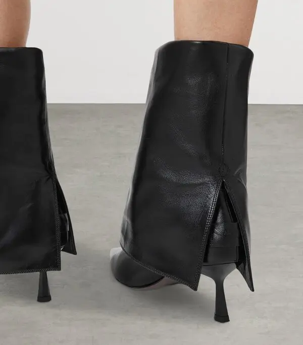 ALLSAINTS Leather Knee-high Kitten Heel Boots