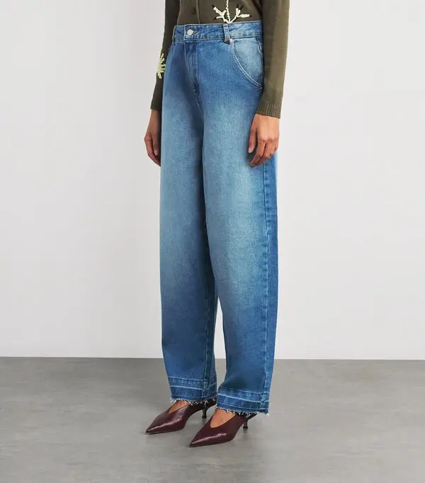 Max & Co. Re-edit High-rise Barrel-leg Jeans