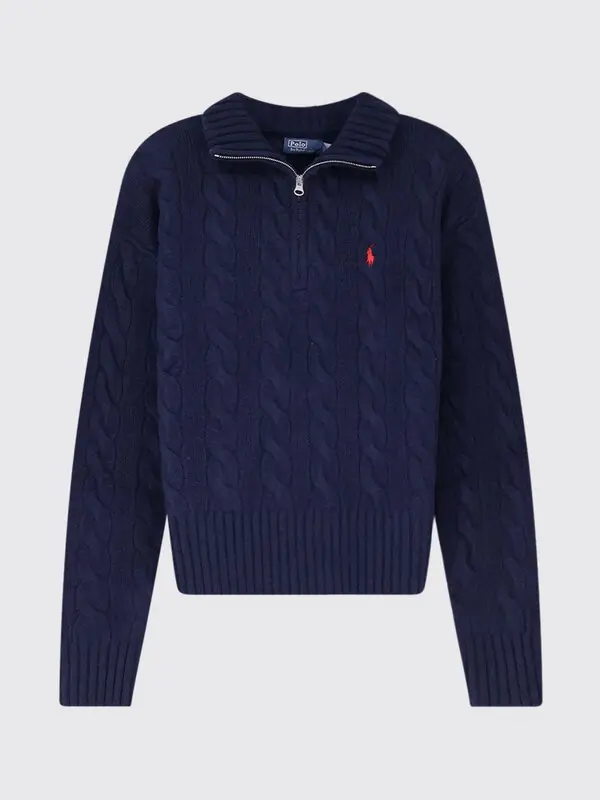 Polo Ralph Lauren Cotton Half-zip Jumper With Embroidered Pony Logo
