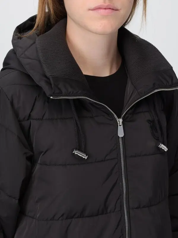 Pinko Padded Jacket With Hood - Black