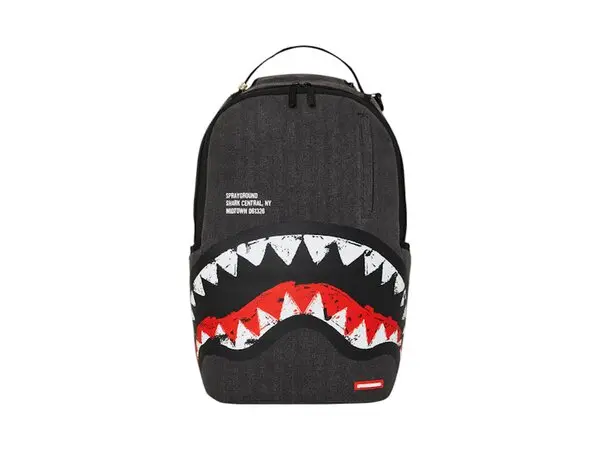 SPRAYGROUND Shark Central Denim Backpack
