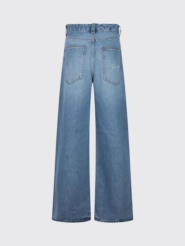 Jacquemus Le Denîmes High-waisted Wide-leg Jeans - Blue