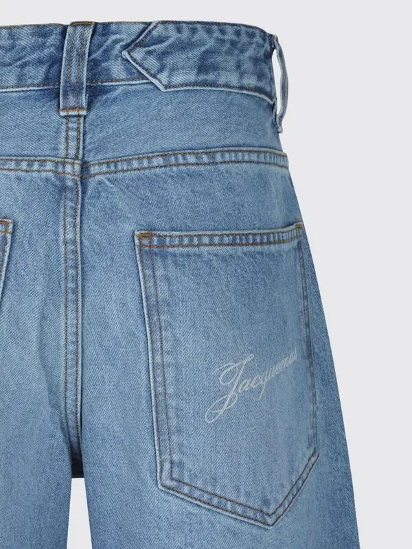 Jacquemus Le Denîmes High-waisted Wide-leg Jeans - Blue