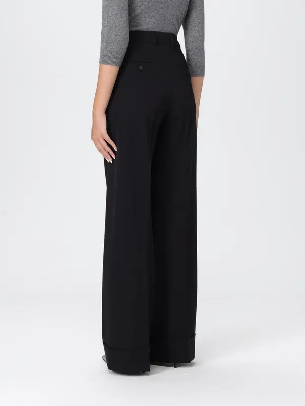 Dolce & Gabbana Wide Leg Tailored Trousers - Black
